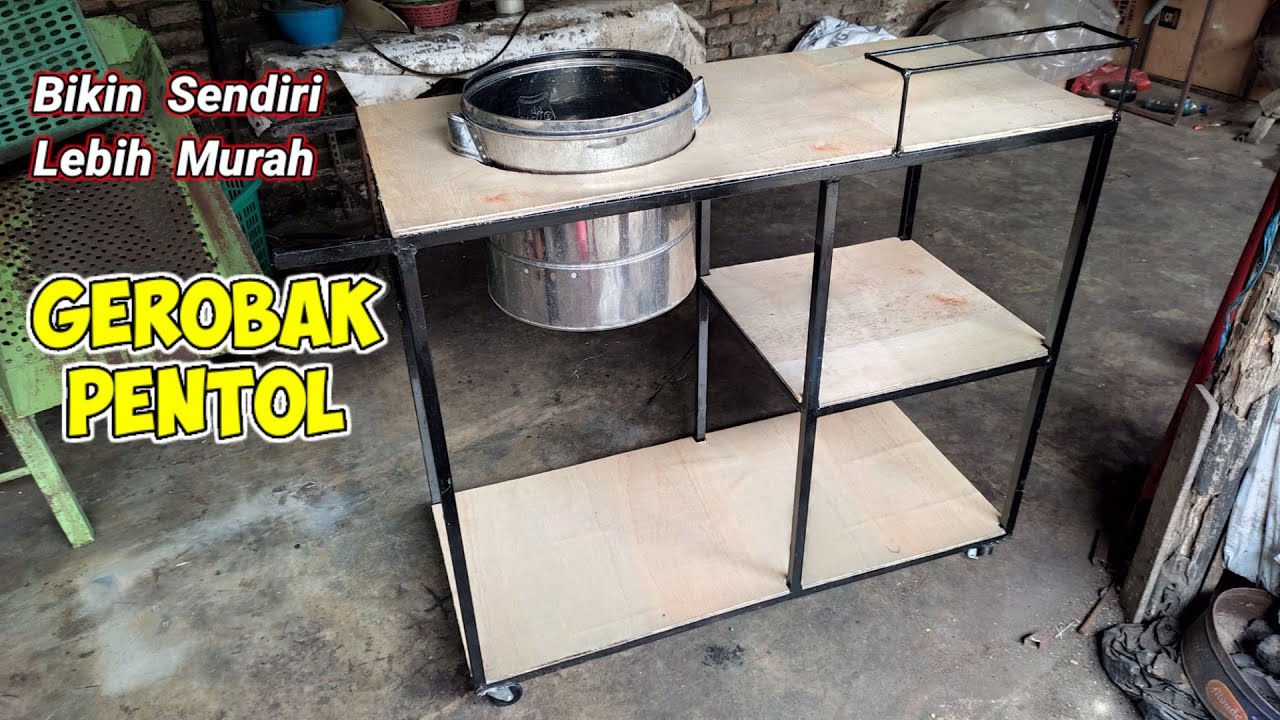 Contoh gerobak pentol dan rincian biaya pembuatan gerobak | gerobak ...