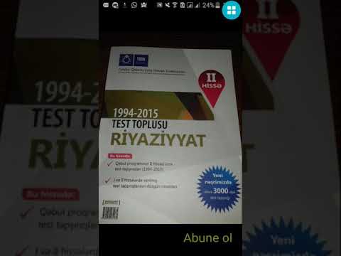 Riyaziyyat test toplusu 2015 1 ci ve 2 ci hisse cavablari
