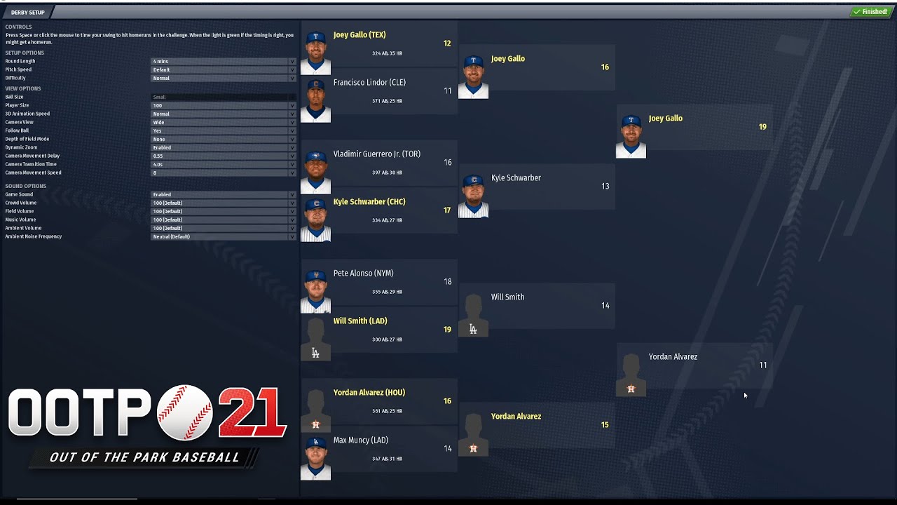 Out Of The Park Baseball 21 ⚾️ | All-Star Weekend & Home Run Derby Overview | OOTP21 - YouTube