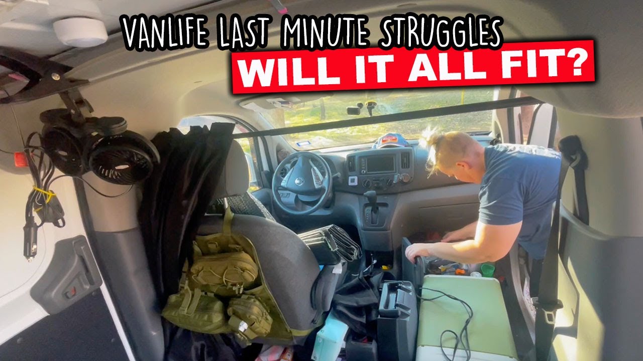Vanlife Last Minute Struggles | Will It All Fit? | Packing In Only 35 ...