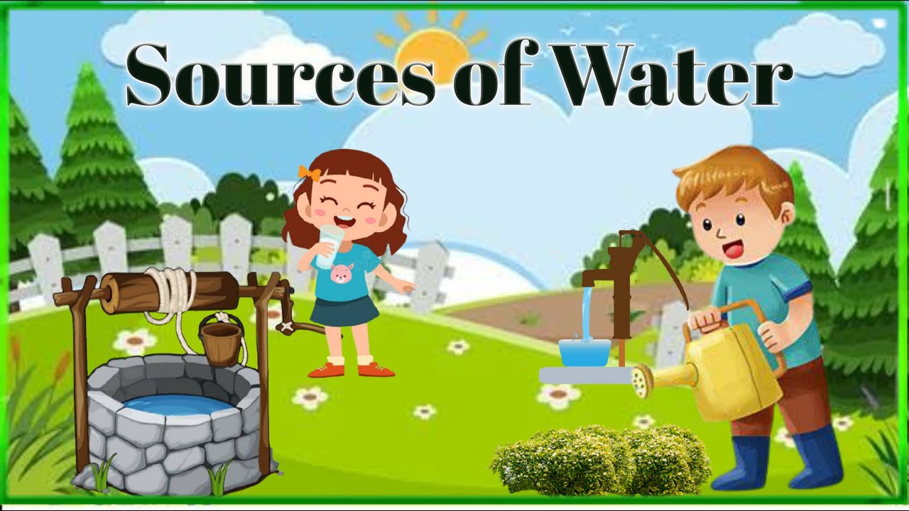 Sources of water | Uses of water | Source of water for kids | Best ...
