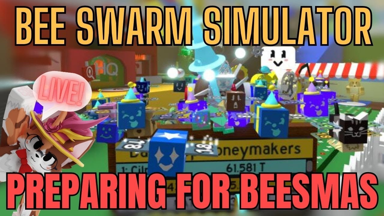 🔴LIVE🔴 Helping Viewers! (Level 20 Blue Hive) Bee Swarm Simulator - YouTube