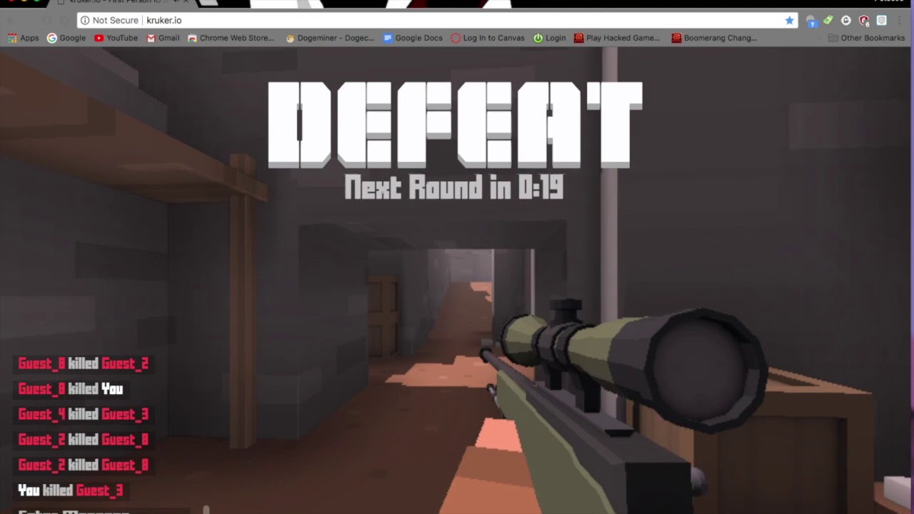 Kunker.io Gameplay and rip kunker at my school - YouTube