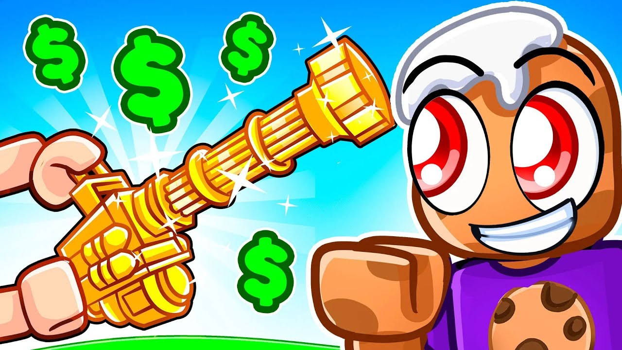 unlocking the most powerful gun in roblox - YouTube