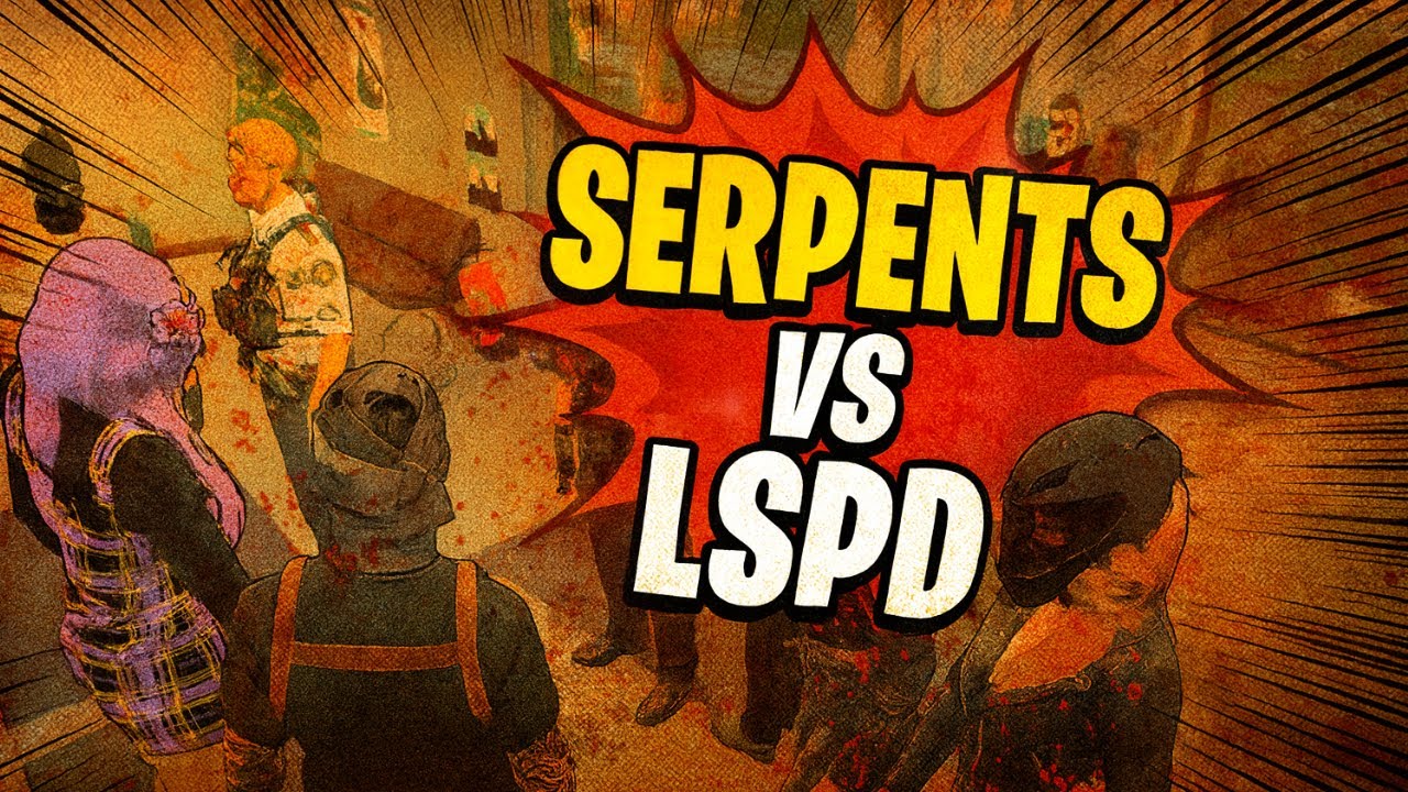 Serpents vs LSPD | Train Station Code Red | SOULCITY by ECHO RP # ...