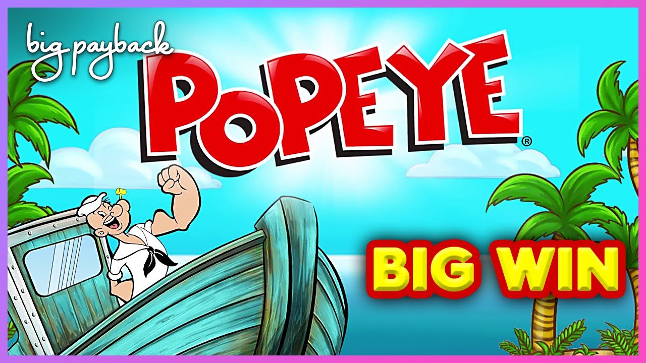Screaming Links Popeye Slot - BIG WIN BONUS! - YouTube