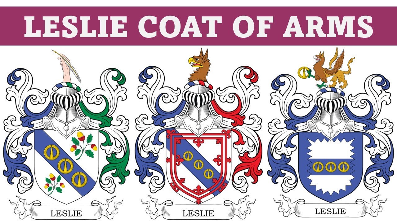 Leslie Coat of Arms & Family Crest - Symbols, Bearers, History - YouTube