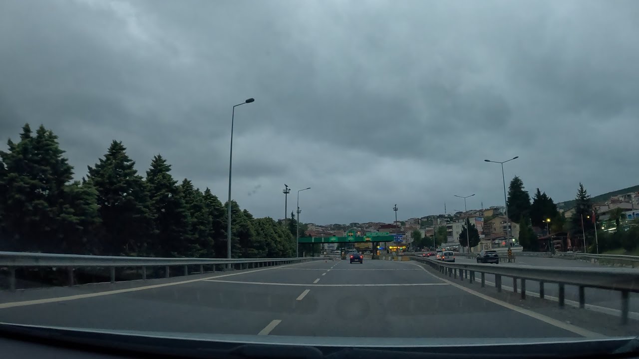 Journey in Turkey from Izmit, Kocaeli to Istanbul in the evening via ...