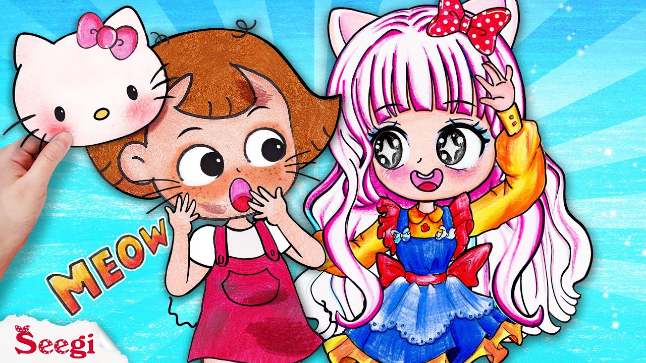 👋 Hello, My Best Friend! HELLO KITTY Beauty Makeup Song 💄😍 Seegi ...