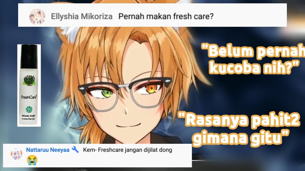 Akemi yang mencoba rasa dari freshcare [ Akemi Nekomachi] - YouTube