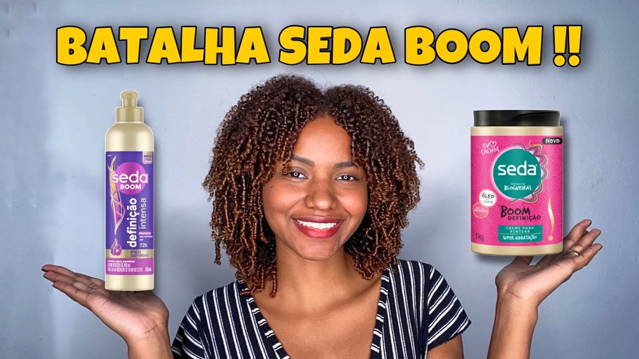 SEDA BOOM NOVO X SEDA BOOM ANTIGO NO CABELO CRESPO | DEFINIÇÃO E ...