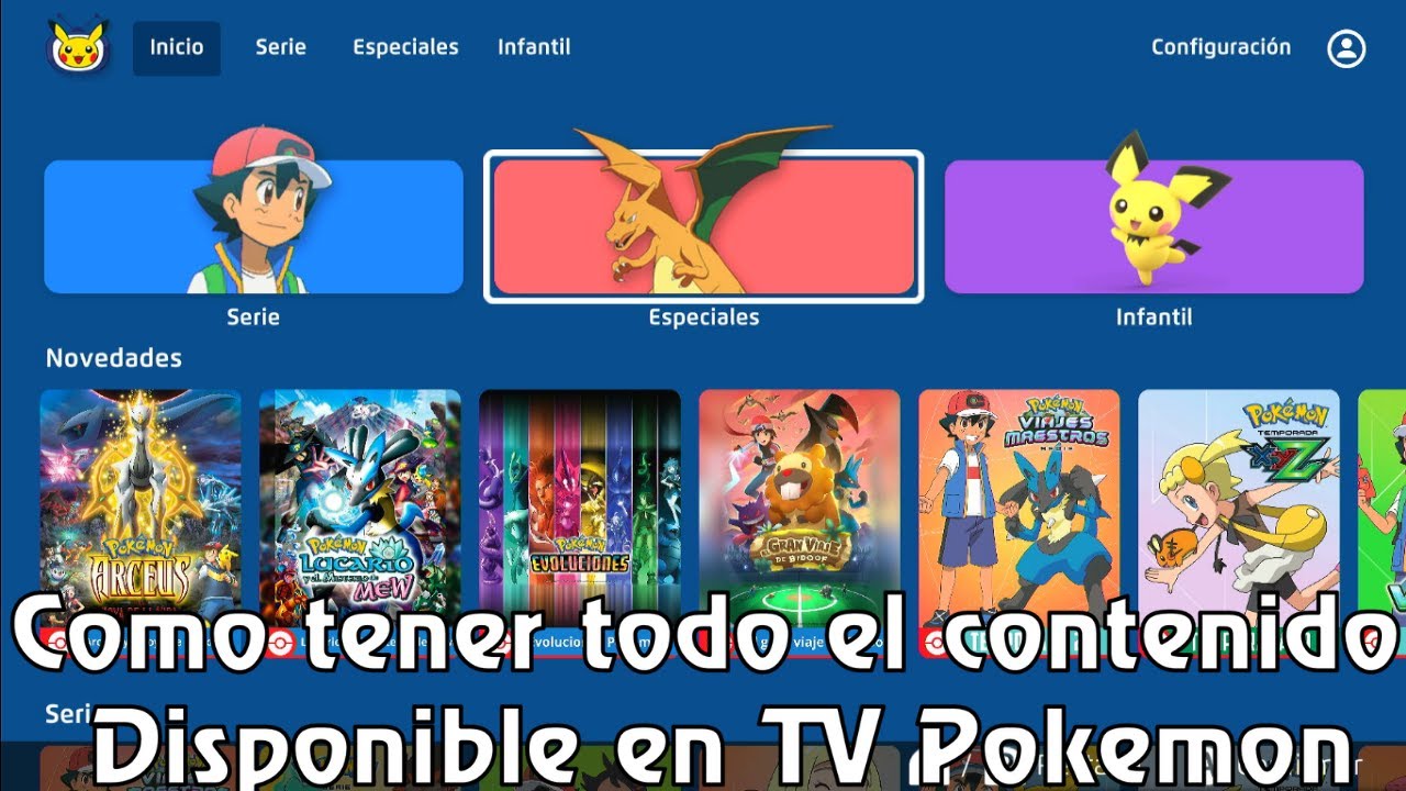 Como hacer que aparezca todo el contenido disponible en TV POKEMON ...