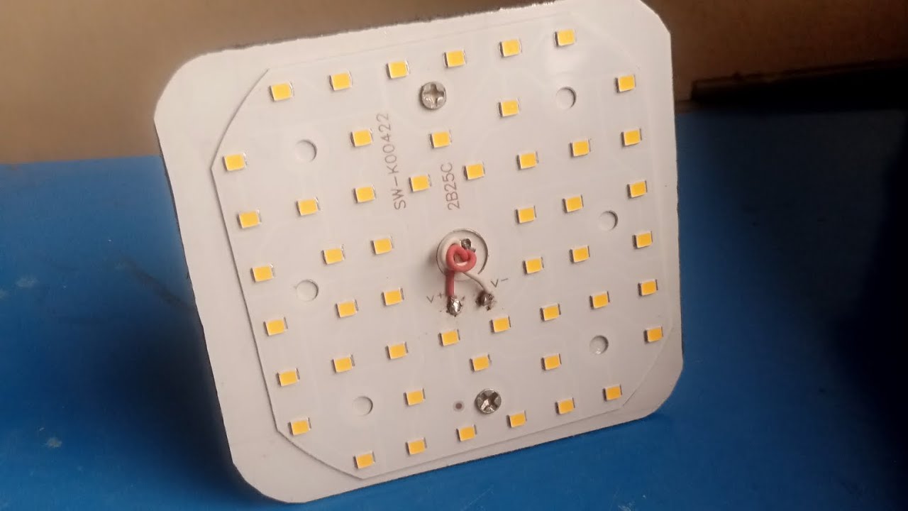 how to make LED light in easy assemble So suppose - YouTube