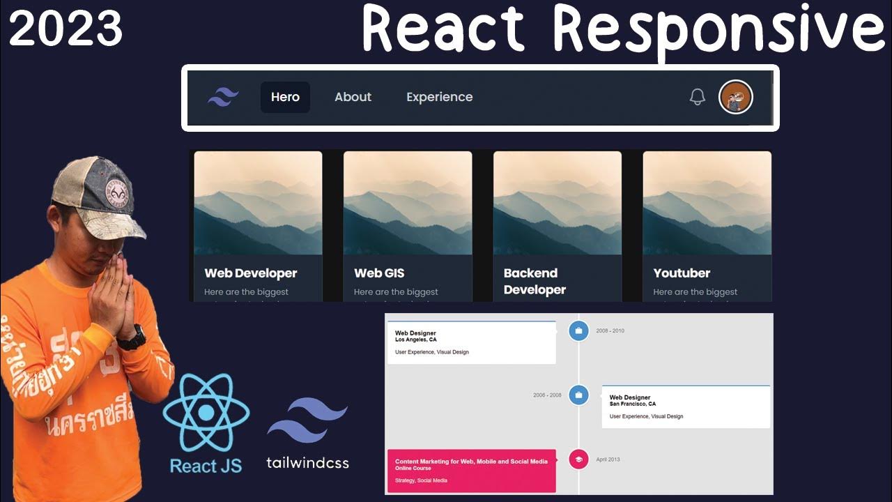 สอนเขียนเว็บ React, TailwindCSS สำหรับผู้เริ่มต้น - YouTube