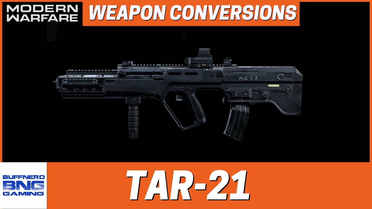 IWI Tavor TAR-21 Weapon Conversion - Call Of Duty Modern Warfare - YouTube