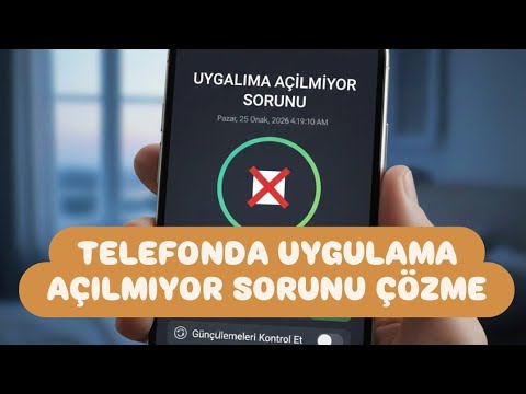 Telefonda Uygulama Açılmıyor Sorunu Çözümü - Uygulama Neden Açılmıyor 