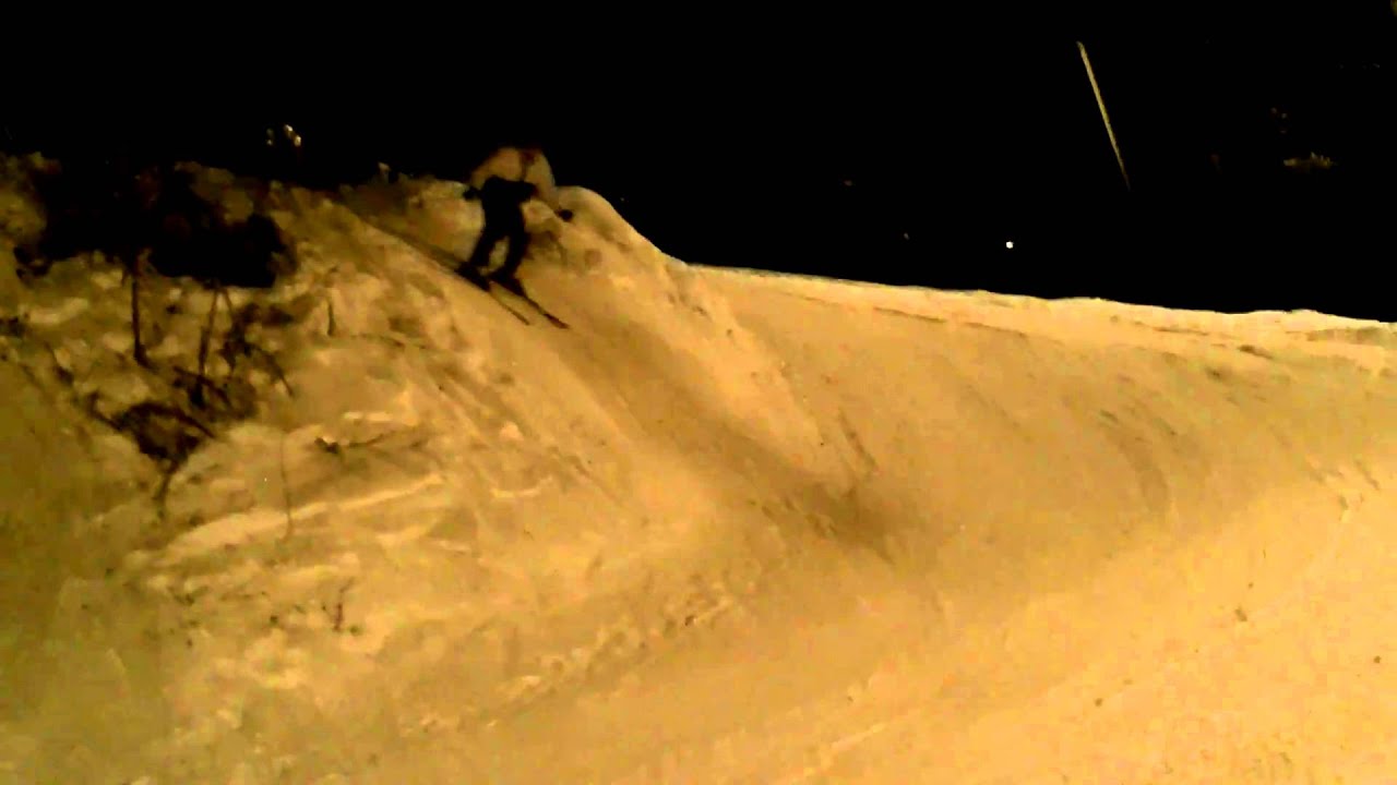 Mark Bostwick 2nd time skiing - YouTube