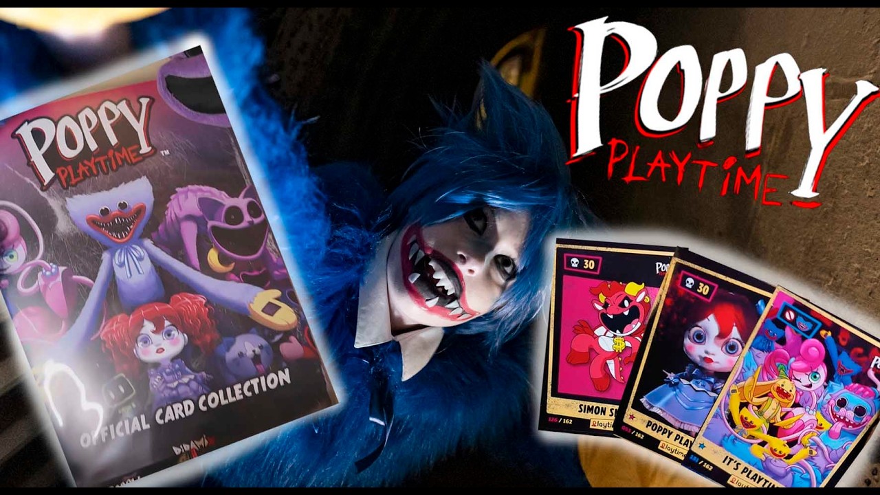 Unboxing an entire box of Official Poppy Playtime Trading Cards [With ...