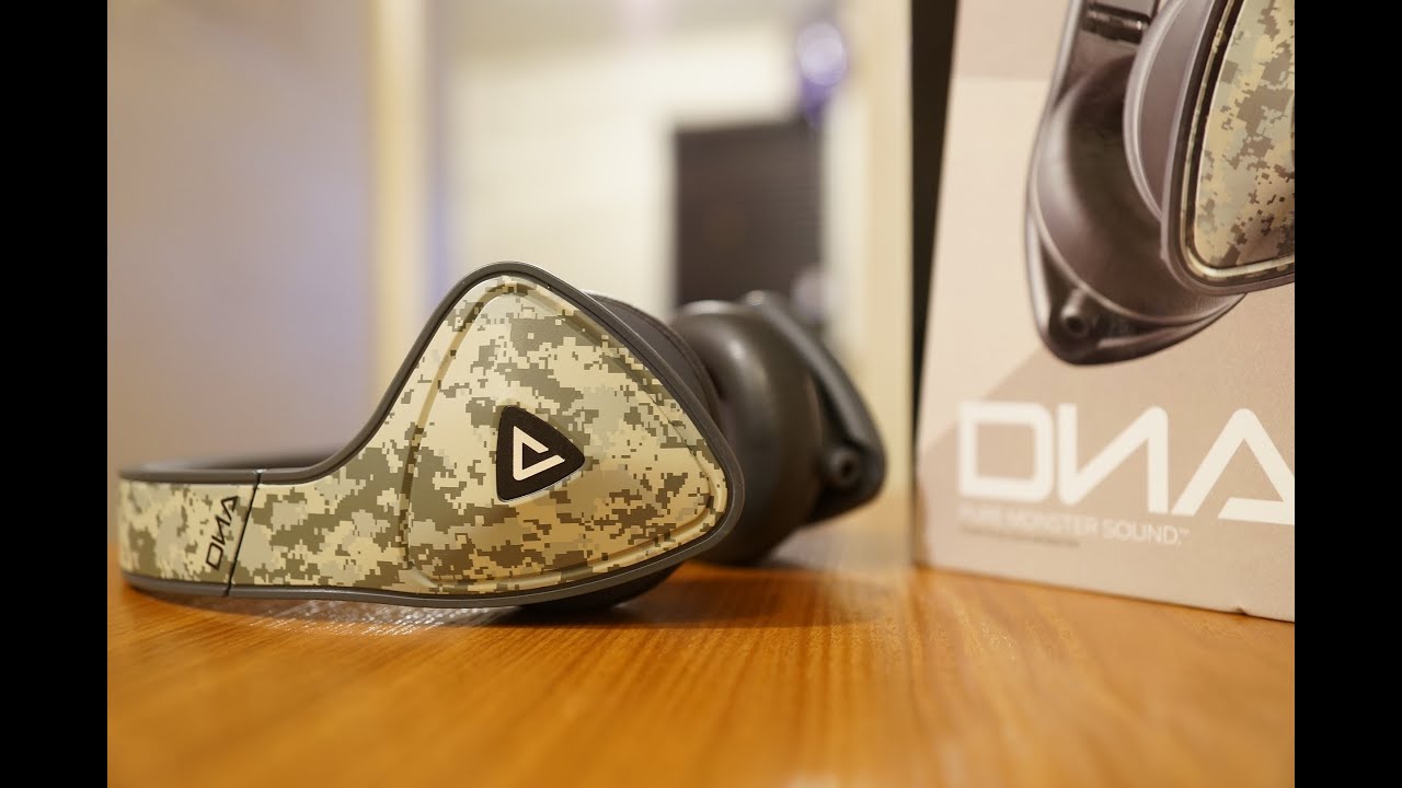 Monster DNA headphones Camouflage Special Edition Overview - YouTube