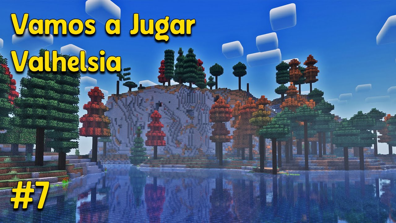 Buscando roble y ..., ¡EL OSO! | Vamos a Jugar Minecraft Valhelsia ...