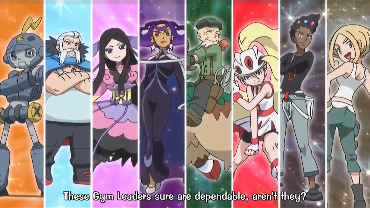 Pokemon Gym Leaders Kalos