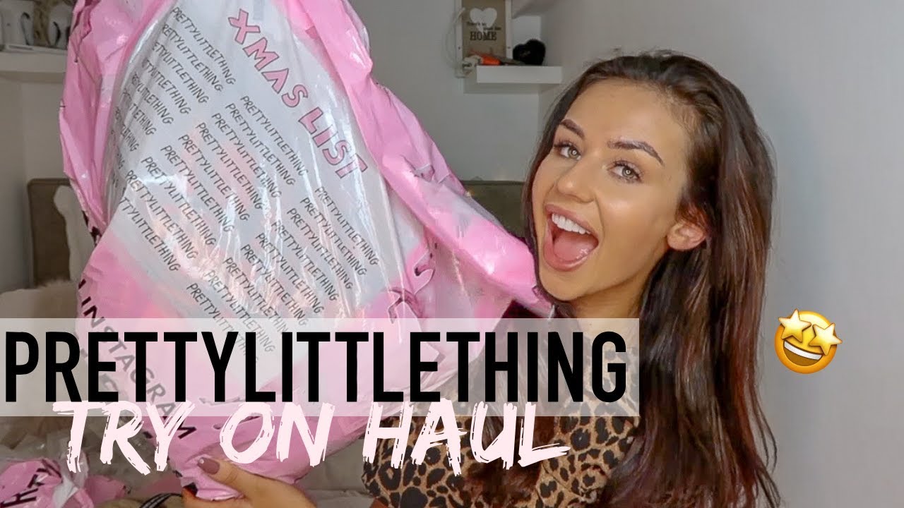 HUGE PRETTY LITTLE THING TRY ON HAUL - YouTube