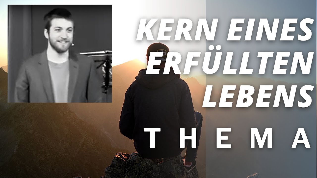 Kern eines erfüllten Lebens - Hesekiel 36,26-27 - Bene K. - YouTube