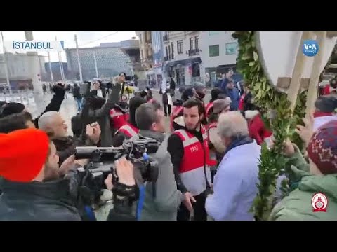 Hekimlere Taksim’de Müdahale