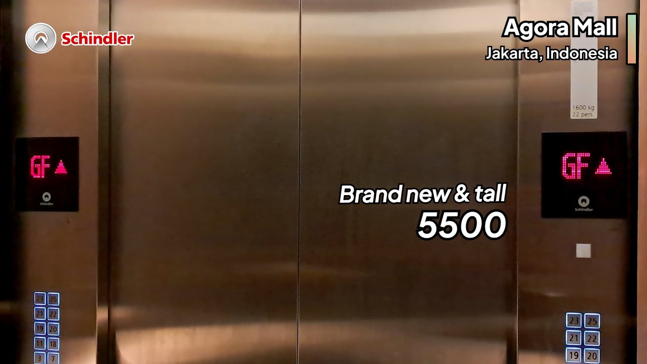 Schindler Elevators - Agora Mall Thamrin Nine, Jakarta, ID - YouTube