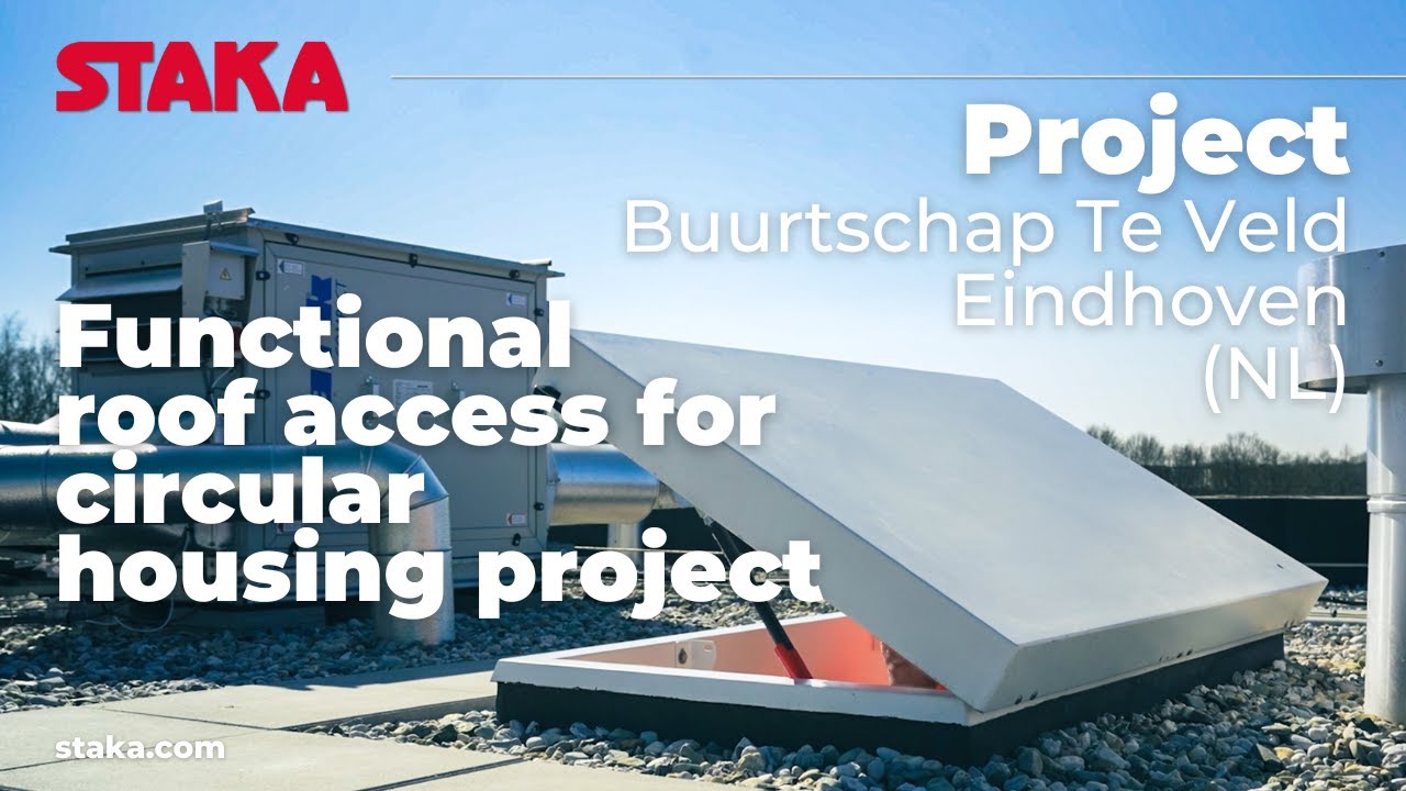 Roof Access Hatches with Ladder for circular housing project ...