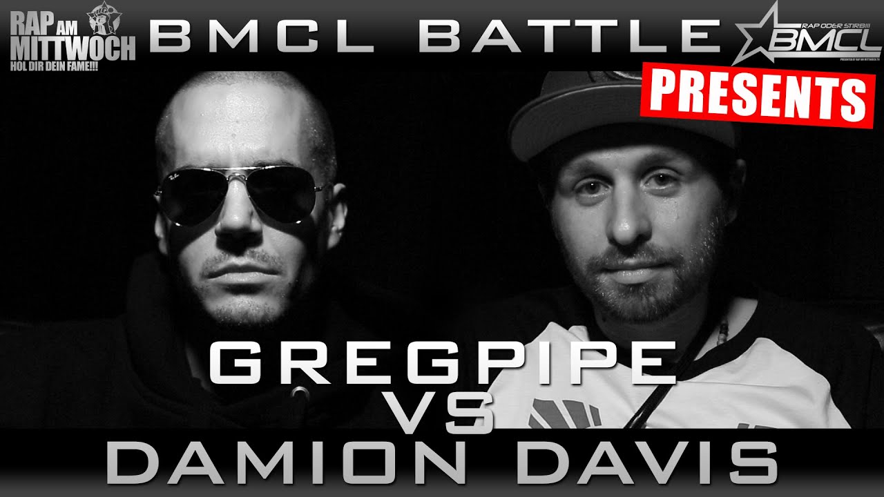 BMCL RAP BATTLE: GREGPIPE VS DAMION DAVIS | FEAT. DIZASTER (BATTLEMANIA ...
