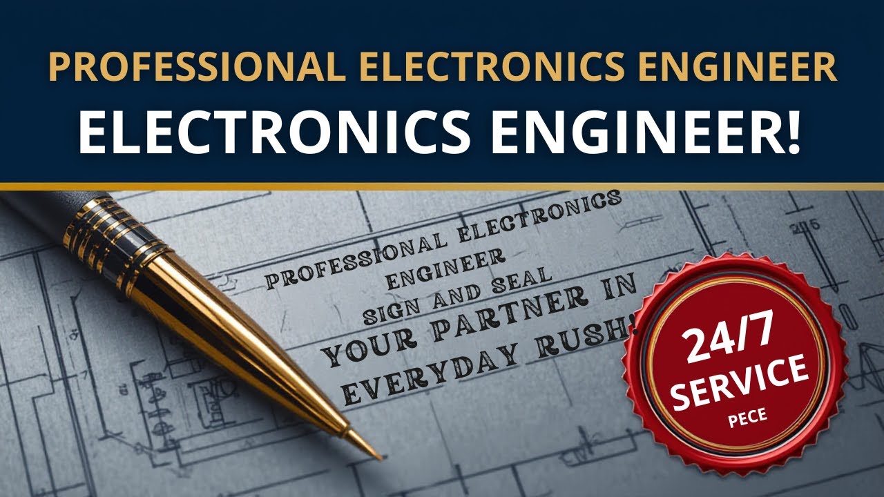 PROFESSIONAL ELECTRONICS ENGINEER I PECE SIGN AND SEAL - YouTube