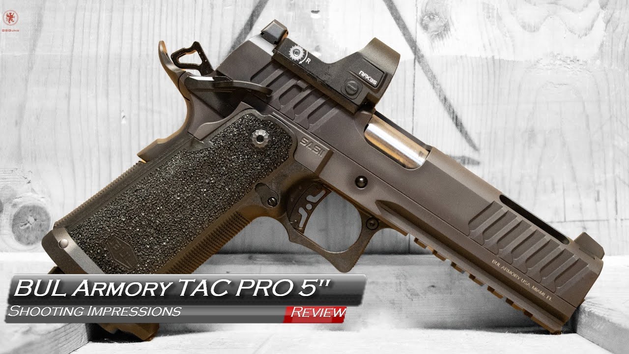 BUL Armory TAC PRO 5" Shooting Impressions - YouTube