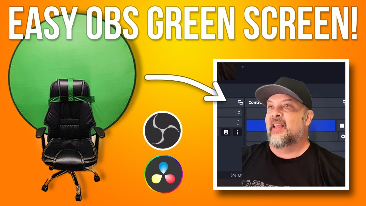 EASIEST Green Screen for OBS and Davinci Resolve - Demo! - YouTube