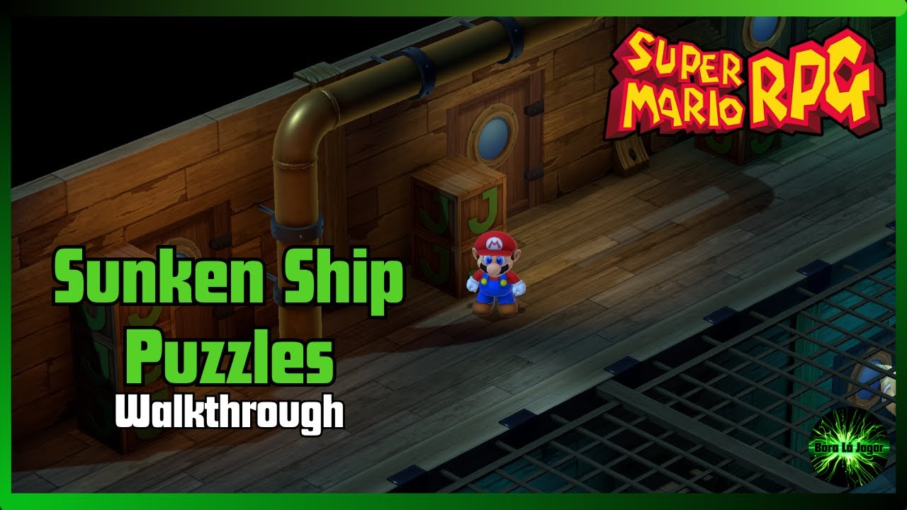 Super Mario RPG Sunken Ship Password and Puzzles (Walkthrough) - YouTube