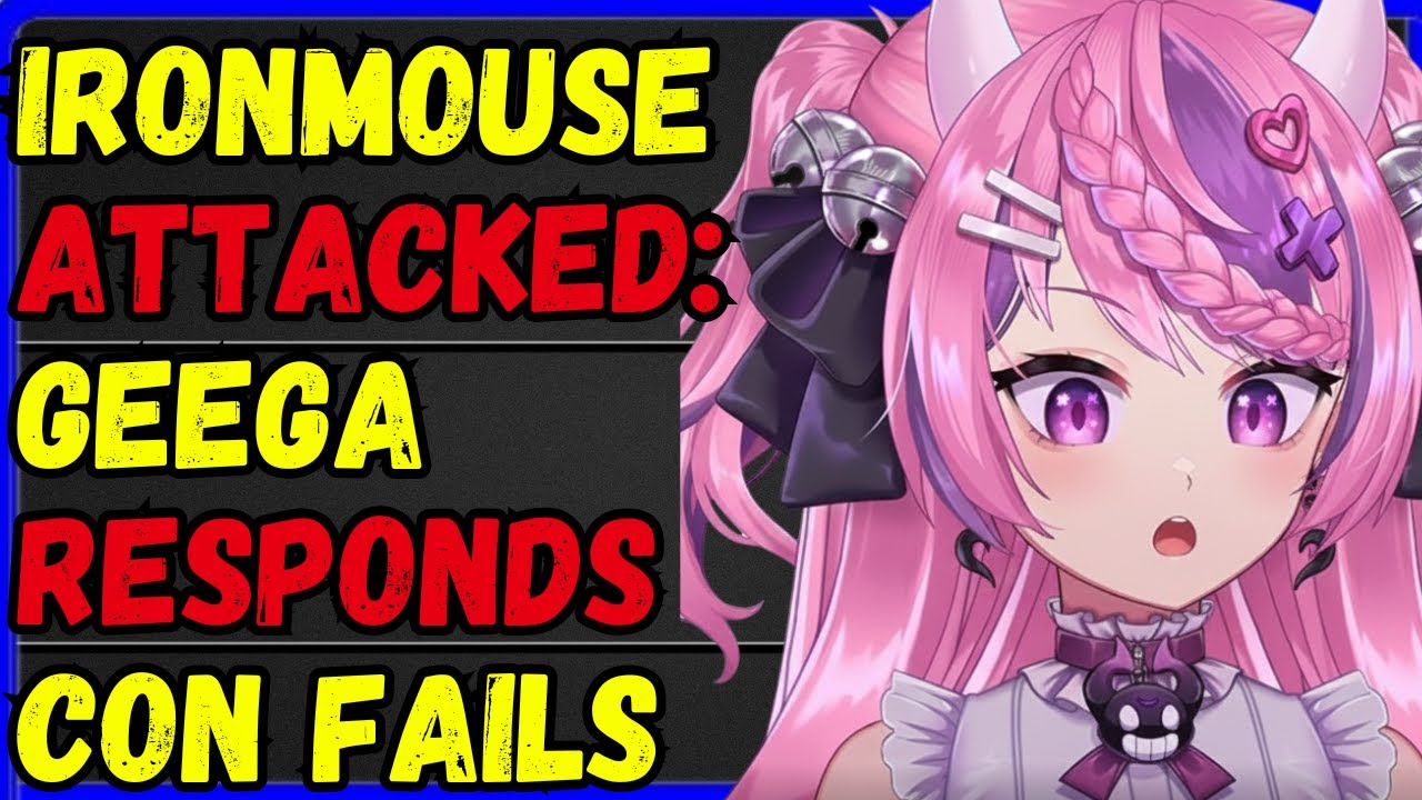 GEEGA Defends Ironmouse, Fake AI Vtuber Converions FAILS, NIJISANJI ...