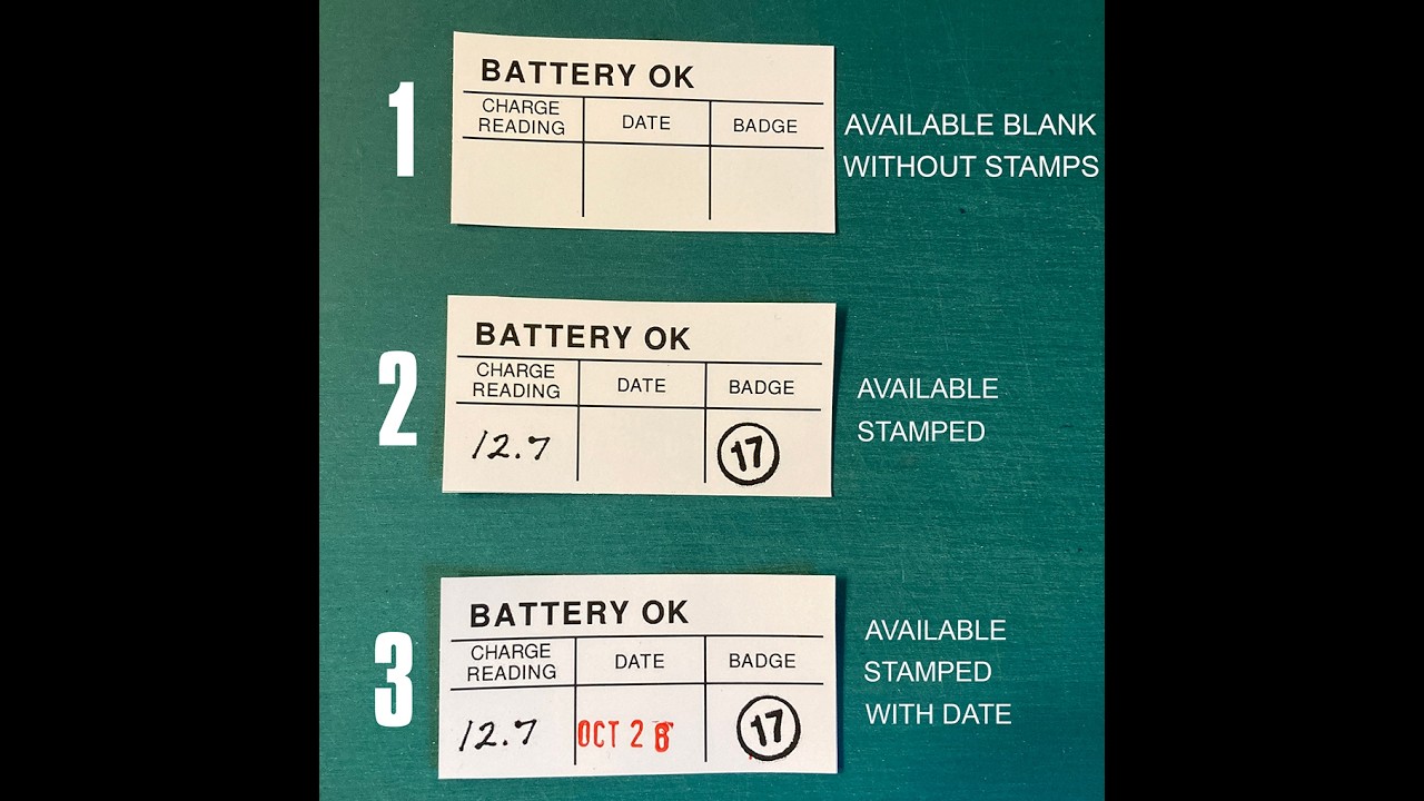 Ford Battery Test OK (New Most Durable Sticker) - YouTube