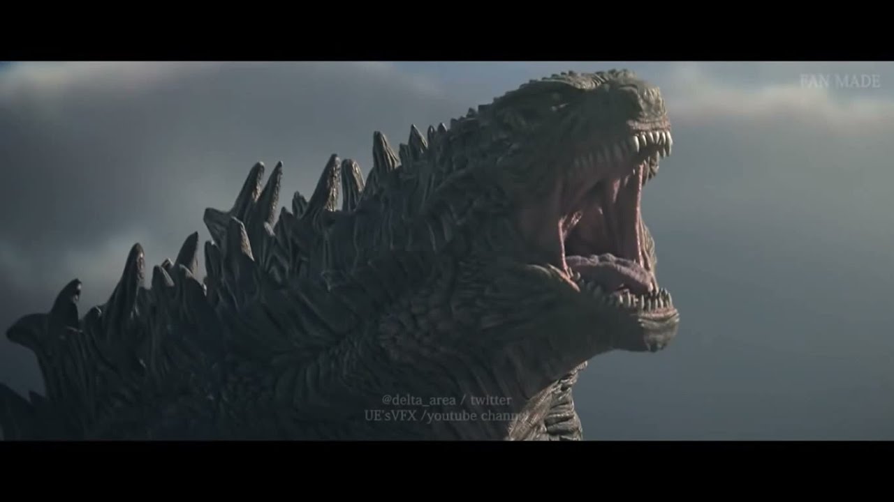 FAN ART of GODZILLA V. GAMERA / ファンアートゴジラV.ガメラ (By @UE'sVFX) - YouTube