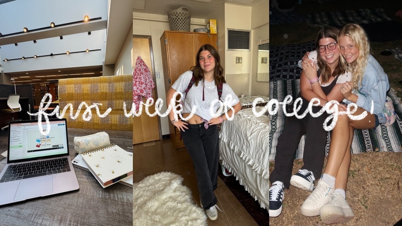 first week of college! 🐻 - YouTube