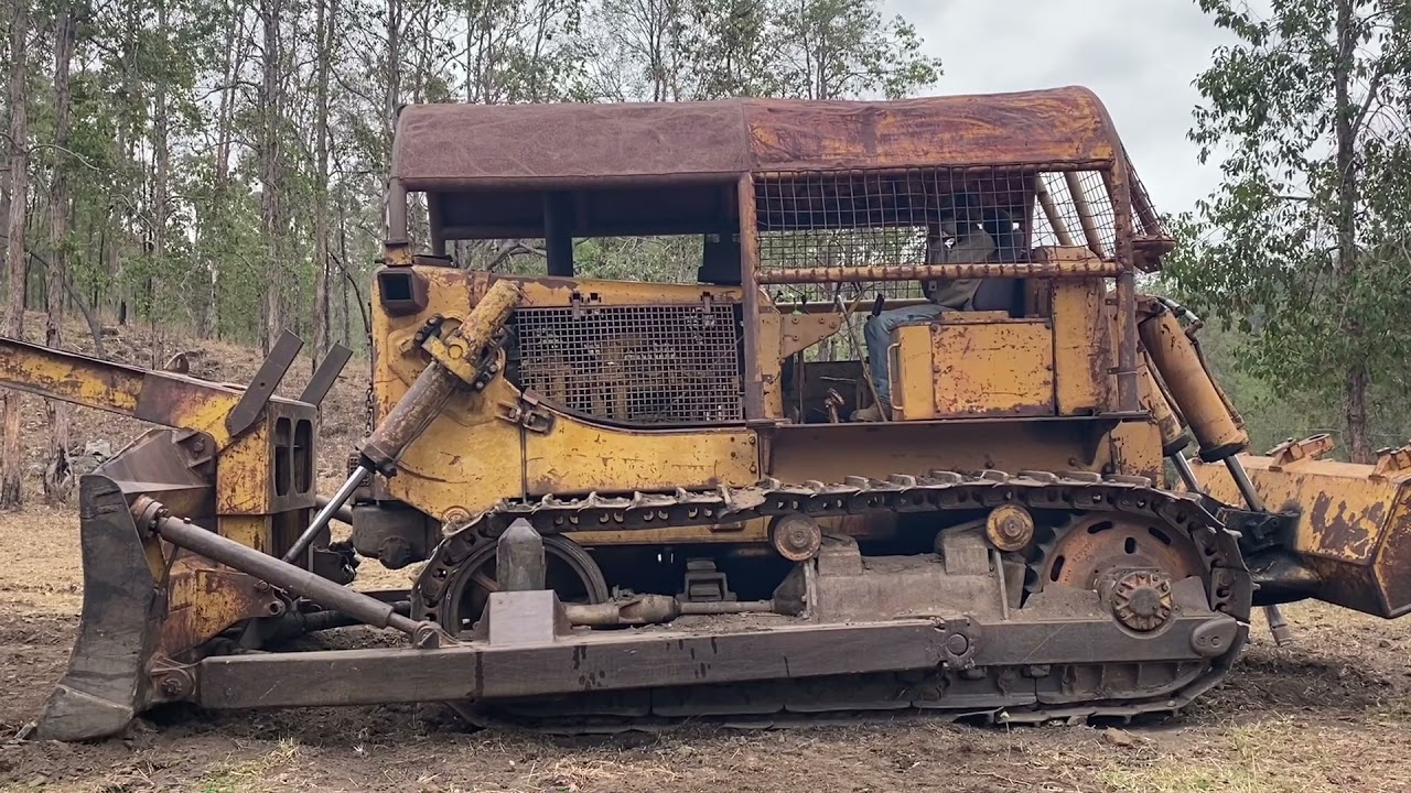 Dozer issues, dry weather and cows calving. - YouTube