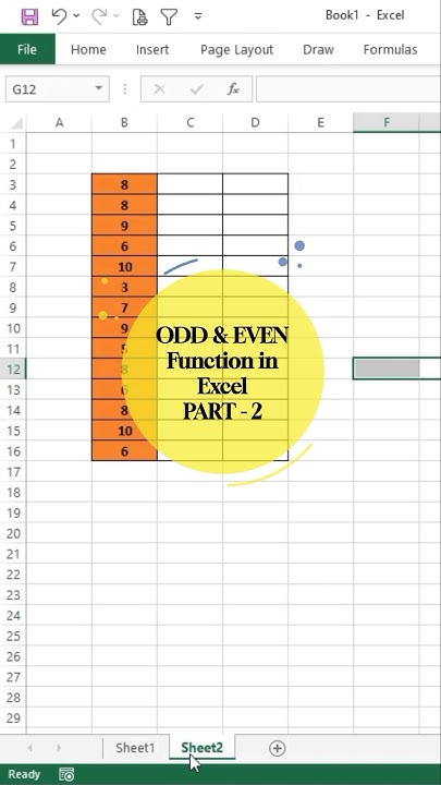 ODD & EVEN Function in Excel part 2 | #shorts #youtubeshorts #iforexcel #exceltips #ytshorts ...