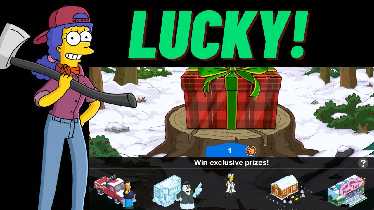 The Simpsons Tapped Out: Unlocking the NEW Christmas Event Mystery Box ...