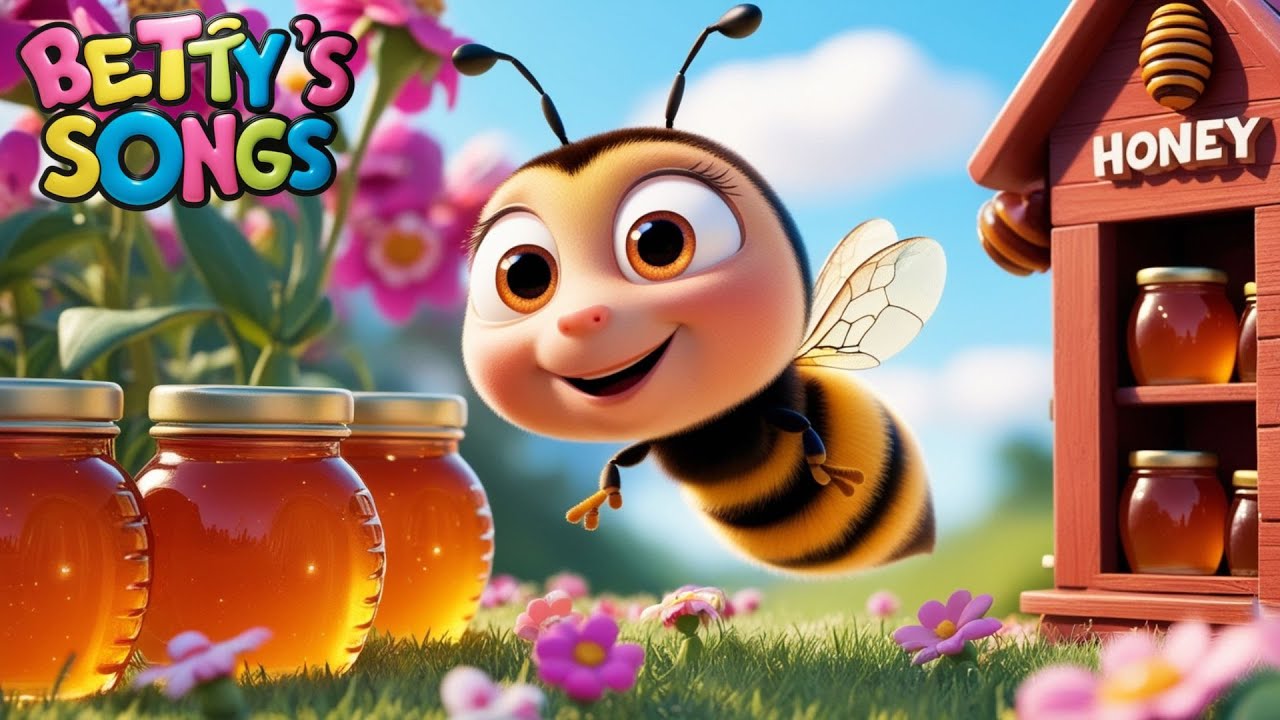 Busy Buzz Bees 🐝 is the Sweetest Honey Fun Kids Song! - YouTube