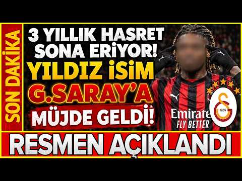 GALATASARAY'DA 3 YILLIK HASRET SONRA ERİYOR! CİMBOM DERİN BİR 'OH' ÇEKTİ...