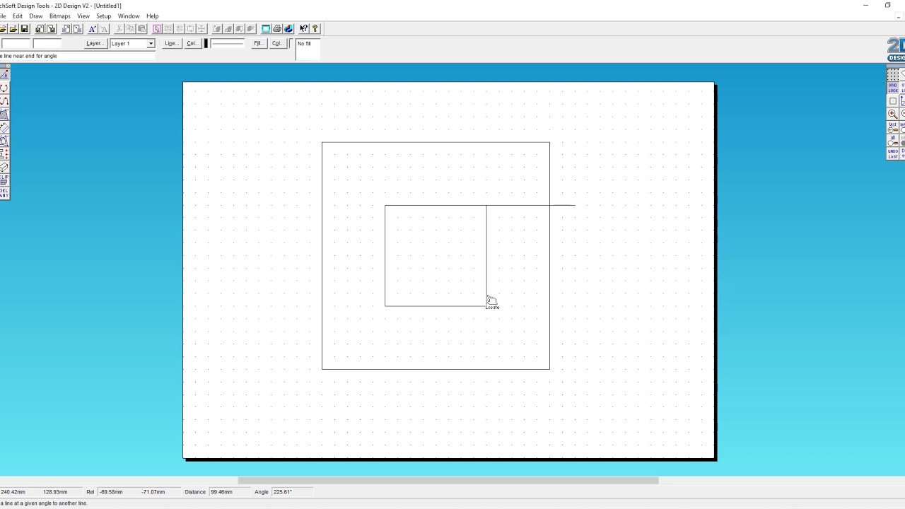 2D Design Tutorial 01 Drawing a simple packaging net - YouTube