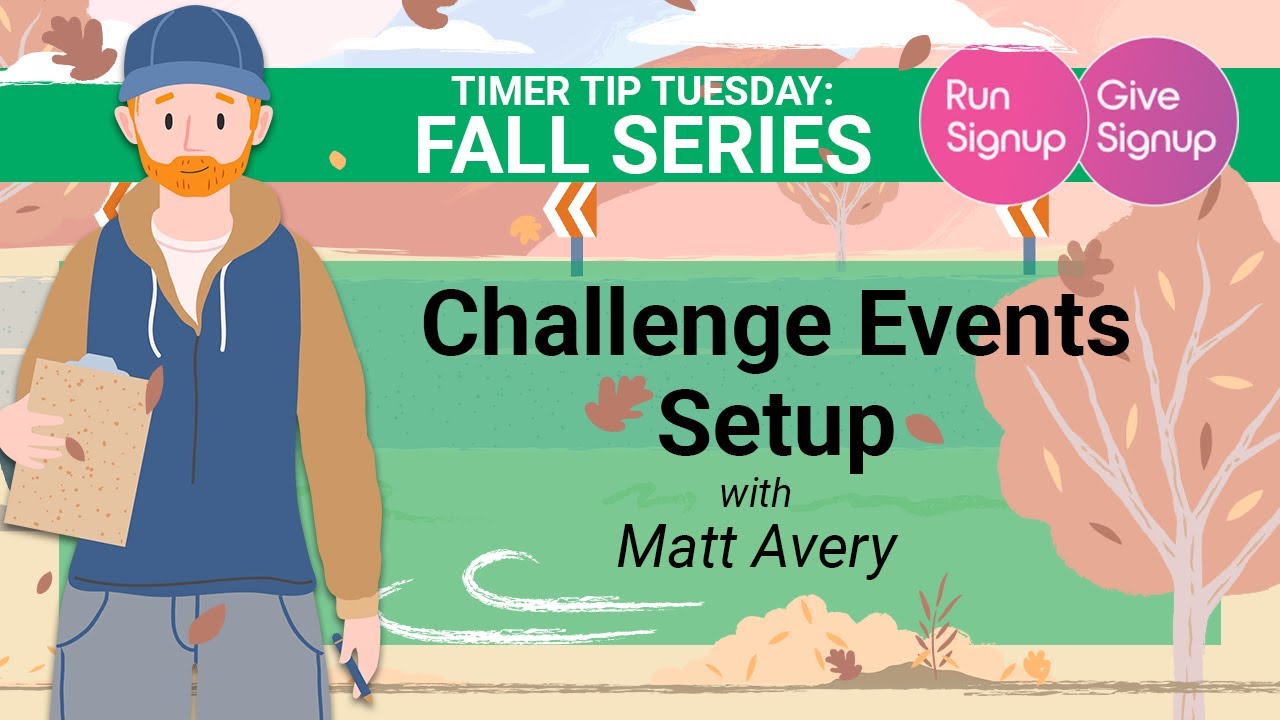 Timer Tip Tuesday: Fall Series - Challenge Events Setup - YouTube