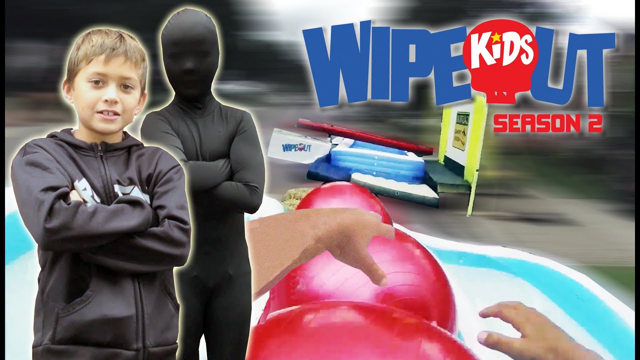 Wipeout Kids - Boy VS Shadow (S2-E2) - YouTube