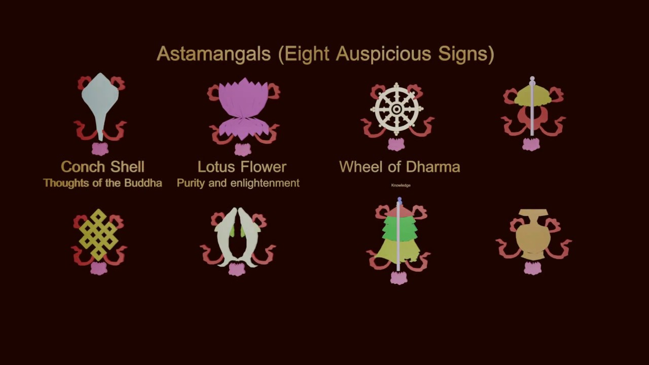 Astamangal (Eight Auspicious Symbols / Signs) - YouTube