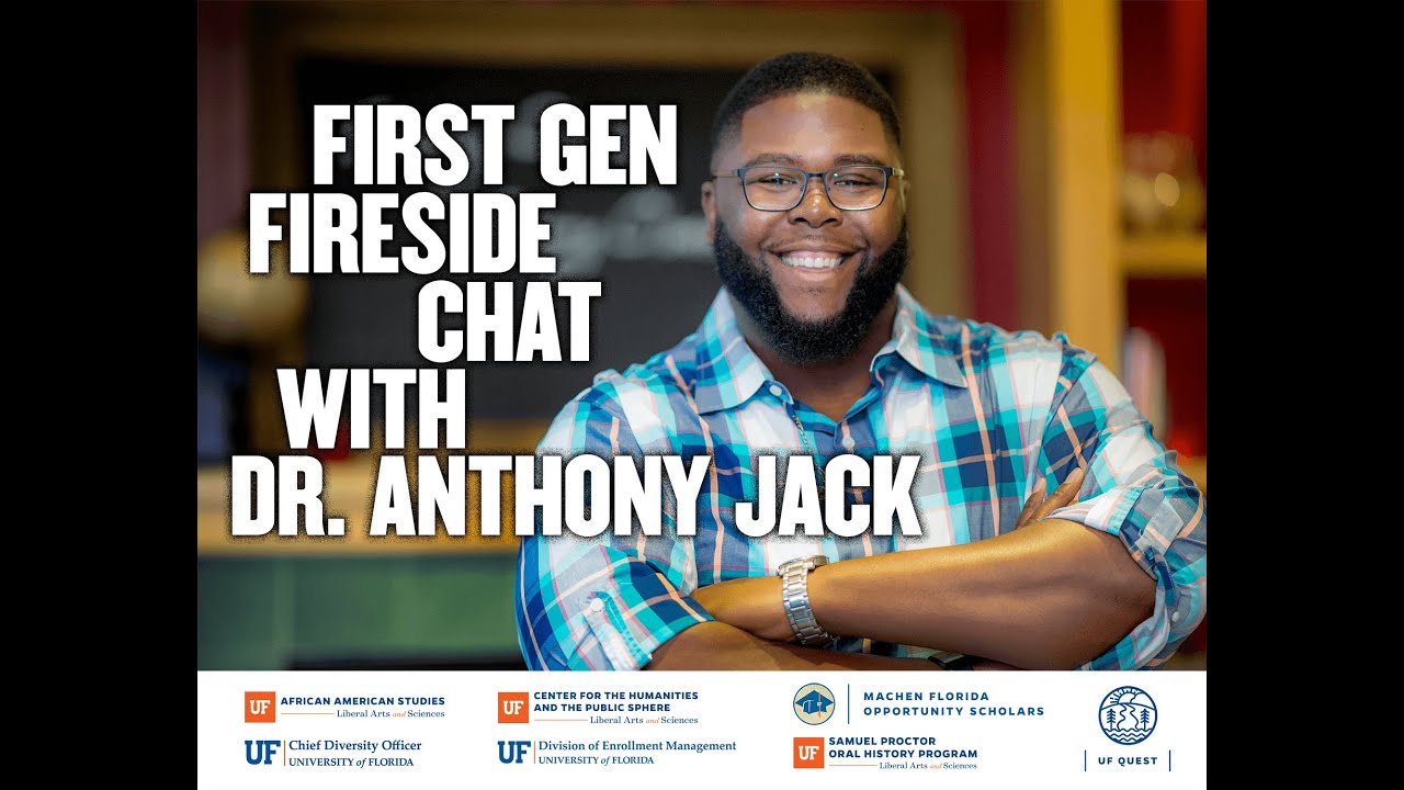 First Gen Fireside Chat with Dr. Anthony Jack - YouTube
