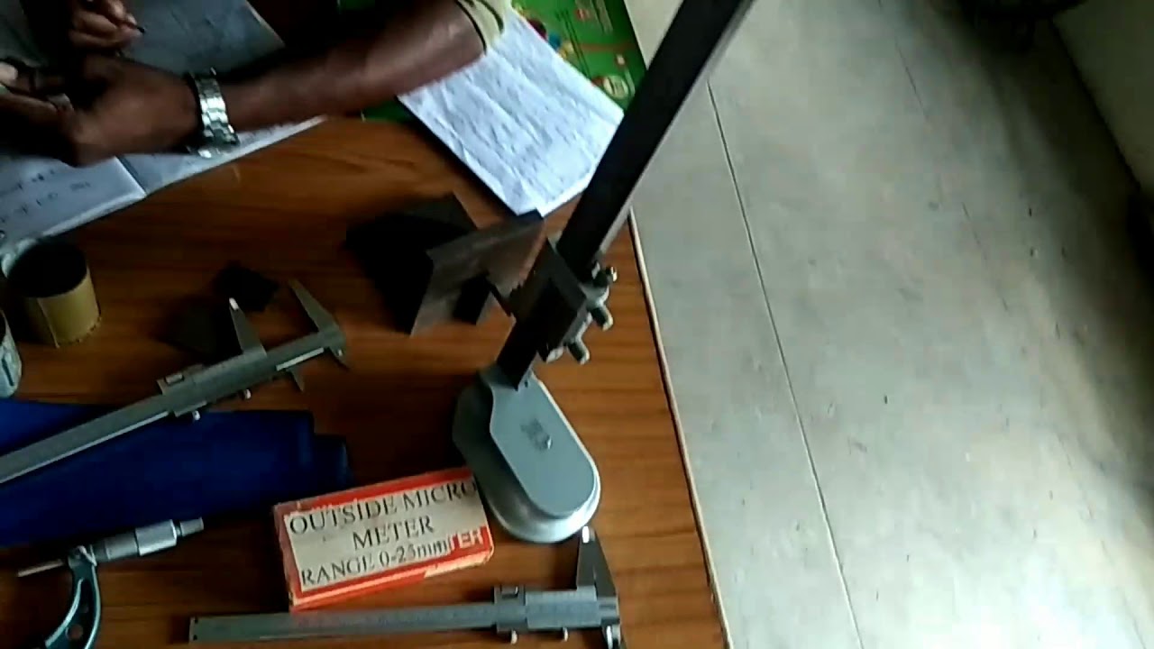internal diameter of pipe using inside vernier caliper - YouTube